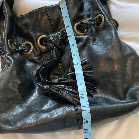 Kooba | Bags | Kooba Black Leather Euc Wdust Bag | Poshmark